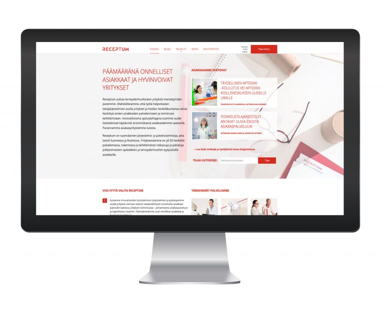 Customer Service and Sales Tool for Receptum - Pepron